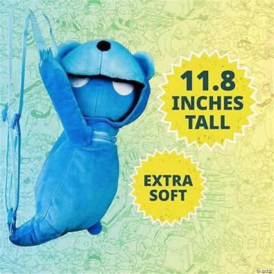 Gang Beasts Blue Bear Plush Backpack School Bag Video Game Character ...