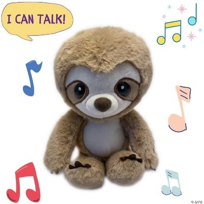 Sloth Mimic Repeats Talk Back Plush Early Learning Kids Toy Animal ...