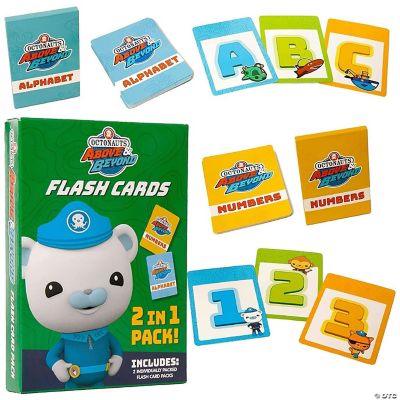 Octonauts Kids Alphabet & Numbers Flash Cards Teach ABC 123's Learning ...