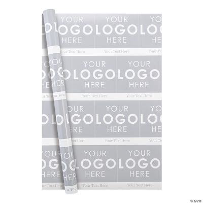 Custom Full-Color Logo Wrapping Paper | Oriental Trading