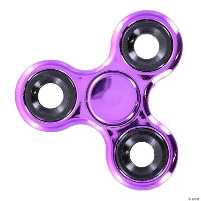 Metallic Fidget Spinner Purple | Oriental Trading