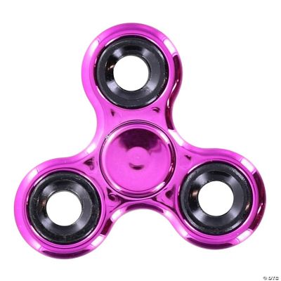 Metallic Fidget Spinner Pink | Oriental Trading