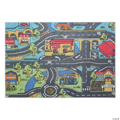 SUSSEXHOME Traffic Educational Rug 3x5