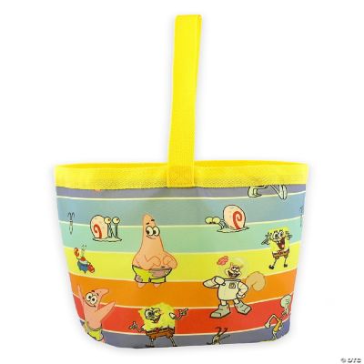 Spongebob Squarepants Boys Girls Collapsible Nylon Gift Basket Bucket ...