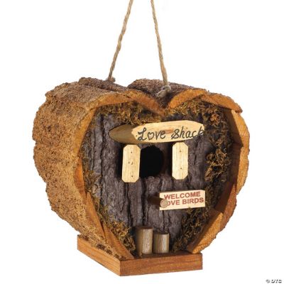 Cozy Love Shack Birdhouse 5.12X3.5X4.75 Inches