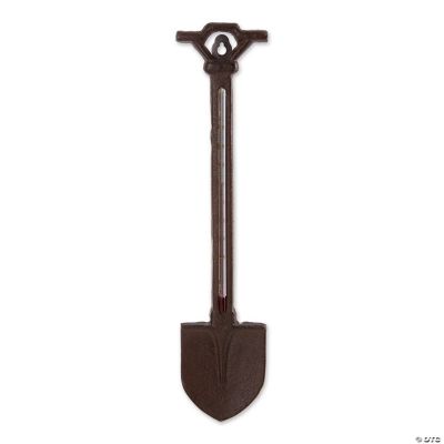 Garden Shovel Cast Iron Thermometer
