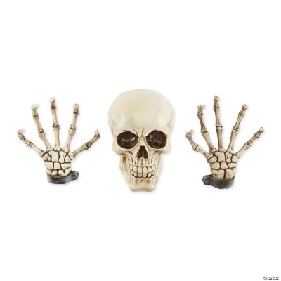 Skeleton Wall Decor Set 3.87X3X5.75"