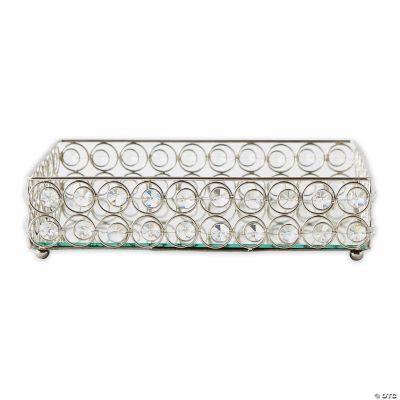 Crystal Tray 11X7X2.5" | Oriental Trading