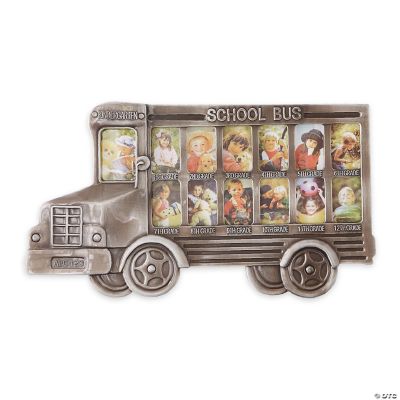 School Bus Photo Frame 12.5X0.5X7.5"