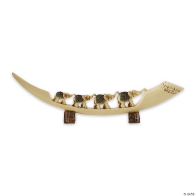 Green Elephant Tusk 15.5X1.75X4.5"