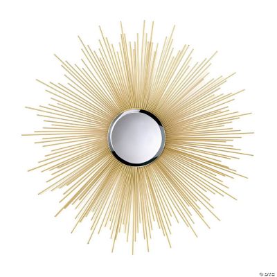 Golden Rays Mirror 32"X32" | Oriental Trading
