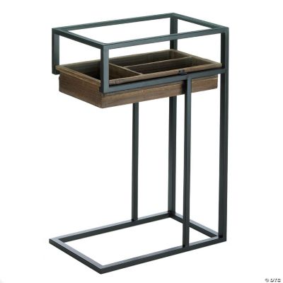 Side Table With Slide Out Drawer 18X1.75X26" | Oriental Trading