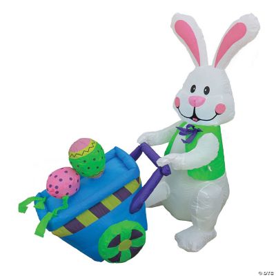 National tree company 48" inflatable easter bunny | Oriental Trading