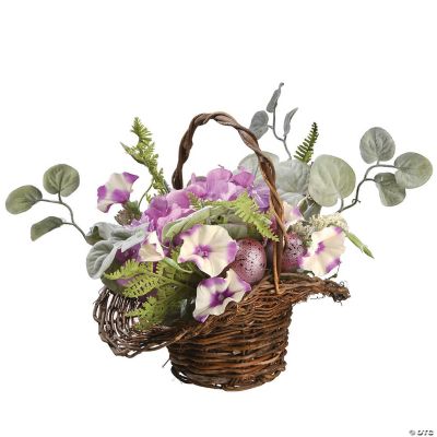 National tree company 16" spring decorated basket | Oriental Trading