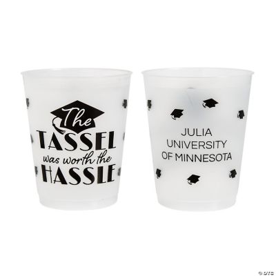 Bulk 50 Ct. Personalized Double-Sided Graduation Cap Tassel Reusable ...