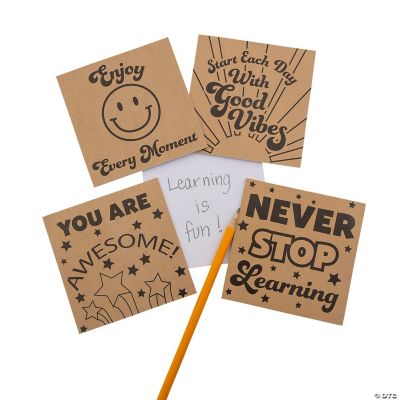 Motivational Mini Notepads - 24 Pc. | Oriental Trading