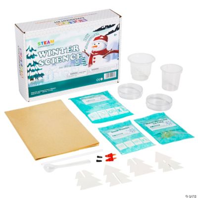 8 1/4" x 6 3/4" 5-Activity STEAM Winter Science Experiments Kit - 12 Pc ...