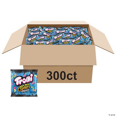 37.5 lbs. Bulk 300 Pc. Trolli ® Sour Brite Crawlers Minis Candy Packs