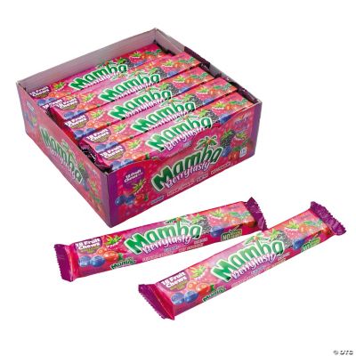 4.2 lbs. Mamba® Berrytasty Fruit Chews King Size Brick Sticks - 24 Pc ...