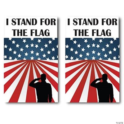Magnet Me Up I Stand for The Flag American Flag Magnet Decal, 3x5 ...