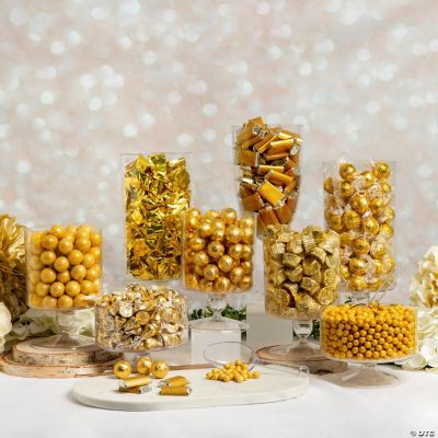 Deluxe Gold Candy Buffet 14lbs+ - by Just Candy - Containers Not ...