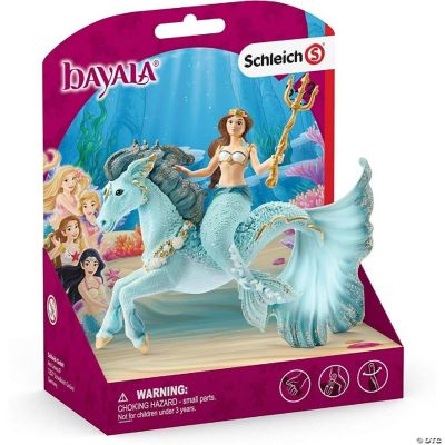 Schleich Mermaid Eyela Riding Underwater Horse Figurine