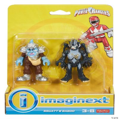 Fisher-Price Imaginext Squat & Baboo Power Rangers Figure Set DRV05 ...