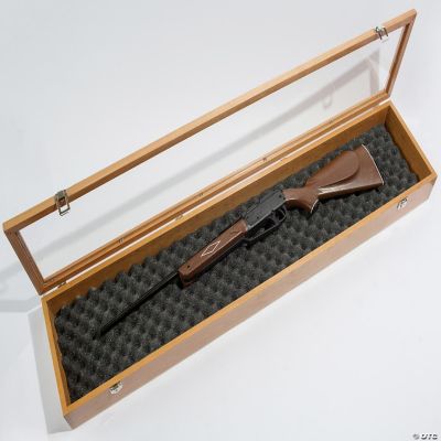 Rifle DISPLAY Gun Chest Cherry Finish on Solid CHERRY Wood