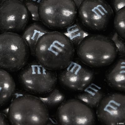 5,000 Pcs Black M&M's Candy Milk Chocolate (10lb Case, Approx. 5,000 Pcs)