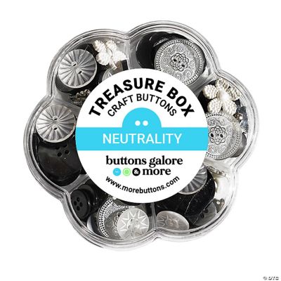 Buttons Galore Treasure Box Fancy Designer Buttons for Sewing and ...