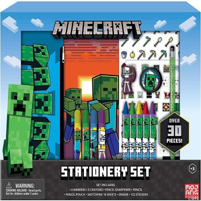 Minecraft Kids Stationery Set School & Craft Supplies with Pencil Case