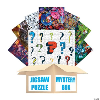 Jigsaw Puzzle Mystery Gift Box Bundle Includes 8 Puzzles | Oriental Trading