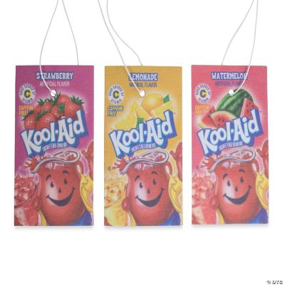 Kool-Aid Packet Air Freshener Set Of 3 Strawberry, Lemonade, Watermelon ...