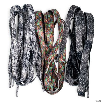 Marvel Printed Shoelaces, 3 Pairs | Oriental Trading