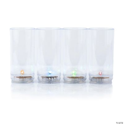 LED Glasses Acrylic Shot Glass Set 2 Ounces Christmas Party Glass ...