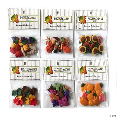 Buttons Galore 70+ Assorted Autumn Buttons for Sewing & Crafts - Set of ...