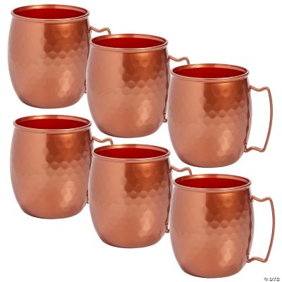 16 oz. Bulk 48 Ct. Moscow Mule Reusable BPA-Free Plastic Cups ...