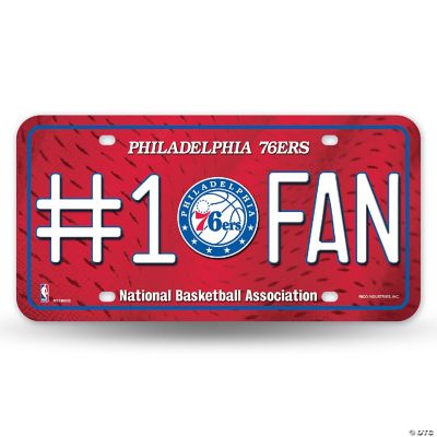 NBA Rico Industries Philadelphia 76ers Metal Tag (#1 Fan) #1 Fan Metal ...