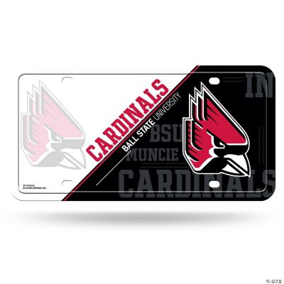 NCAA Rico Industries Ball State Cardinals Metal Tag Metal Auto Tag 12 ...