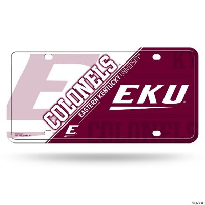 Rico Industries NCAA Eastern Kentucky Colonels Metal Auto Tag 8.5" x 11 ...