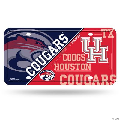 Rico Industries NCAA Houston Cougars Metal Auto Tag 8.5" x 11" - Great ...