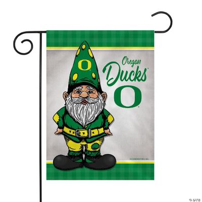 Rico Industries NCAA Oregon Ducks Gnome Spring 13" x 18" Double Sided ...