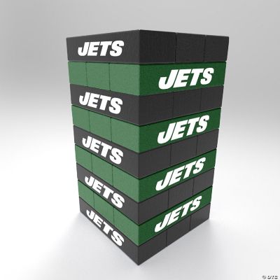 Rico Industries NFL Football New York Jets Mini Jumbling Tower Game ...