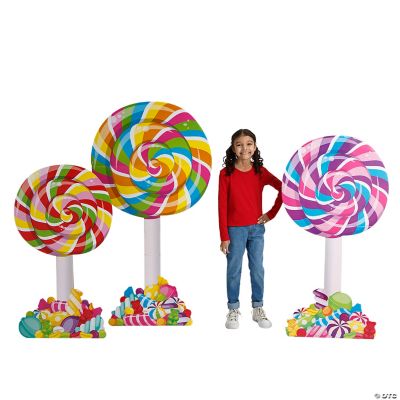 43 3/4" - 59 1/2" Swirl Pops Cardboard Cutout Stand-Up Set - 3 Pc ...