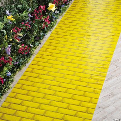 3 Ft. x 50 Ft. Yellow Brick Road Plastic Aisle Runner