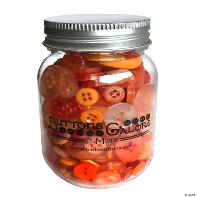 Buttons Galore Sweet Mango Craft & Sewing Buttons in Mason Jar - 3.5 oz ...