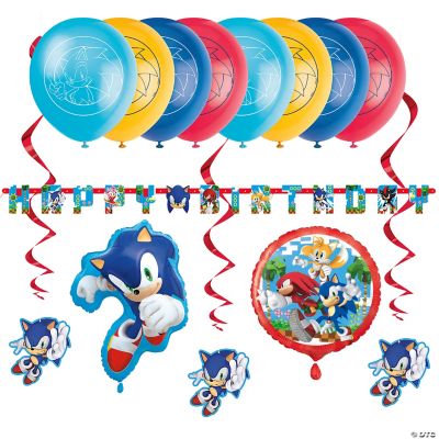 Sonic the Hedgehog™ Birthday Party Decorating Kit - 14 Pc. | Oriental ...