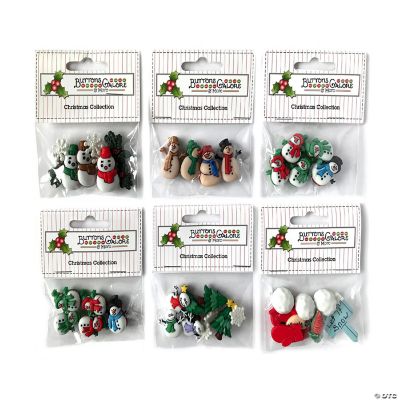 Buttons Galore 60+ Assorted Snowman Button Bundle for Sewing & Crafts ...
