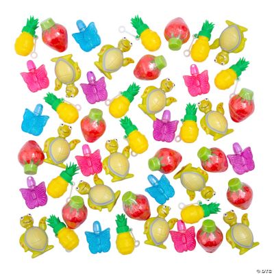 Bulk 48 Pc. Mini Shaped Bubble Bottle Assortment Kit | Oriental Trading