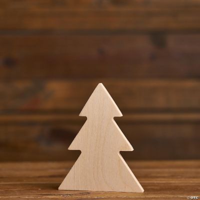 Chunky Shape - Fir Tree 4pc | Oriental Trading